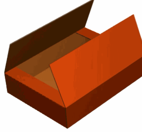 Fefco 401 - Montage en 3D - Etui croix - Carton ondulé - Cartonnages du ...